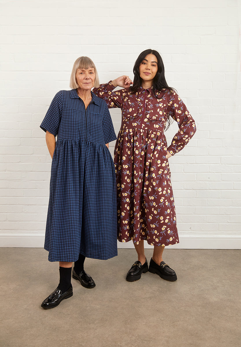 simple long dress patterns