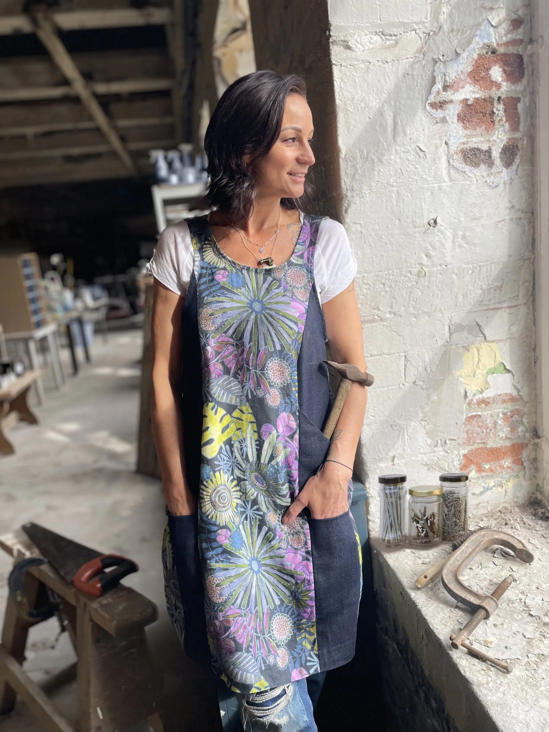 pinafore apron sewing pattern