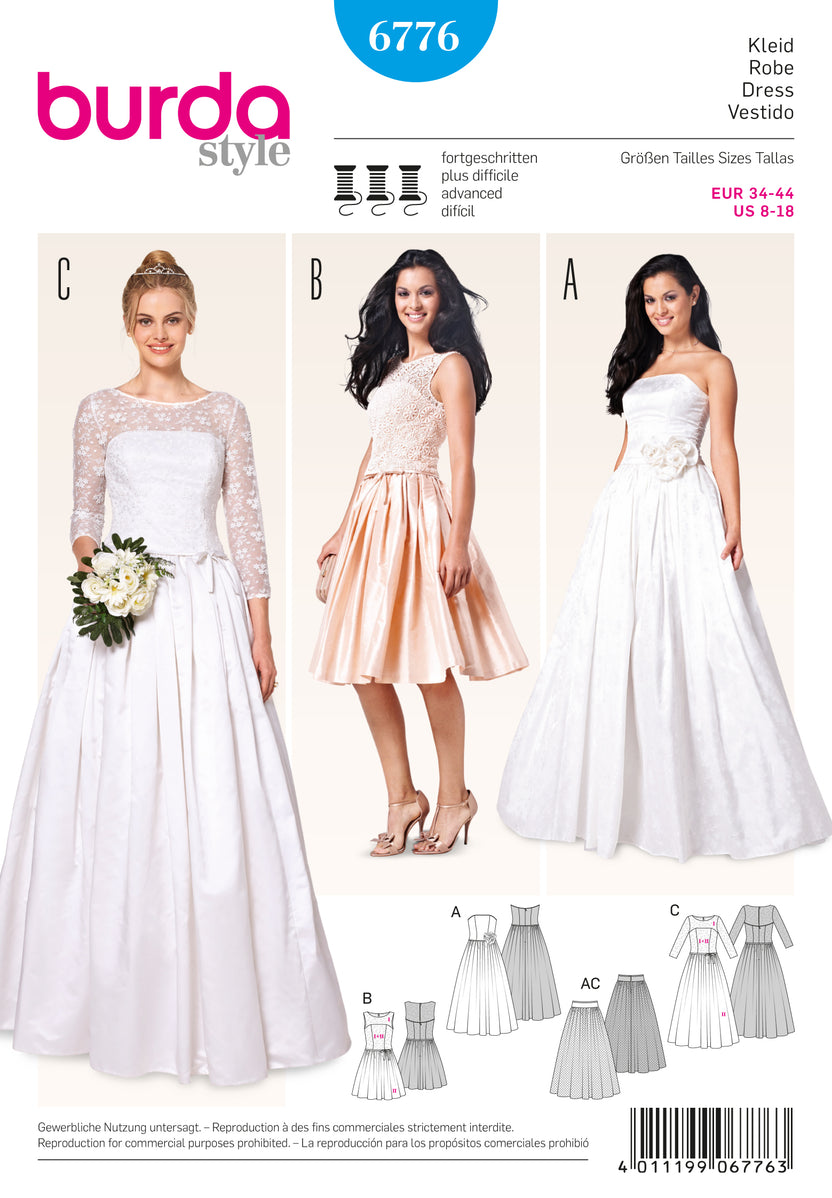 Bridal & Wedding Dress Sewing Patterns | The Fold Line
