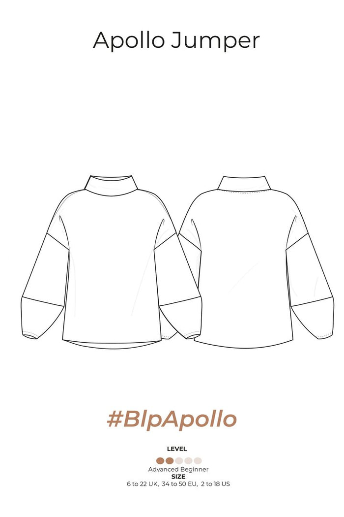 Bella Loves Patterns Apollo Jumper – The Fold Line