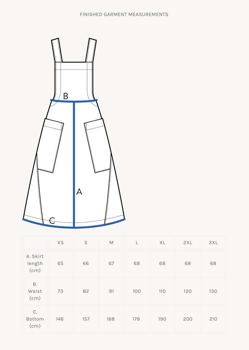 The Assembly Line Apron Dress – The Fold Line