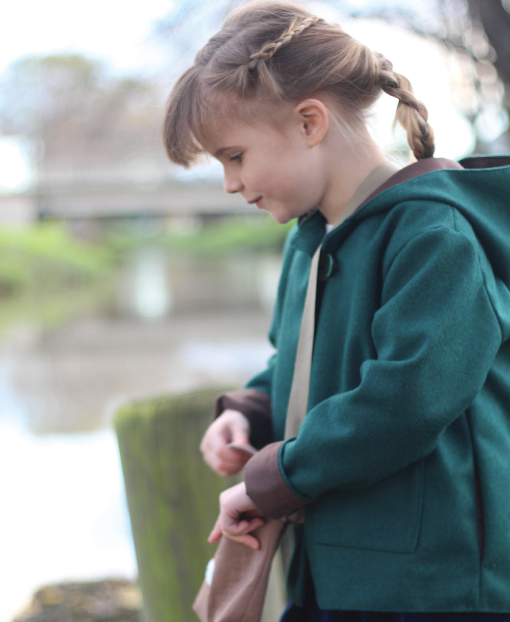 Below the Kōwhai Baby/Child Awhi Coat – The Fold Line