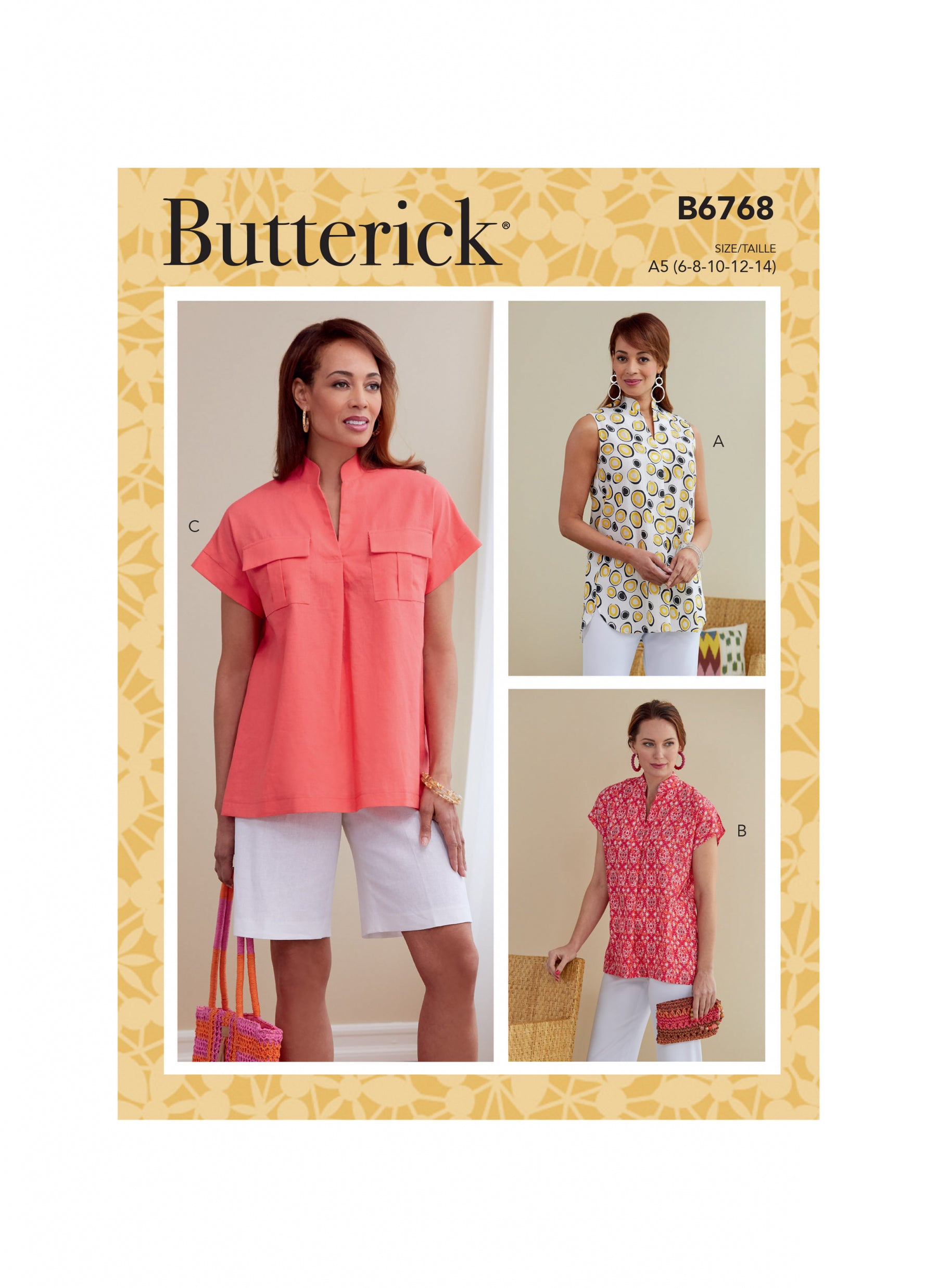 Butterick Tops B6768 – The Fold Line