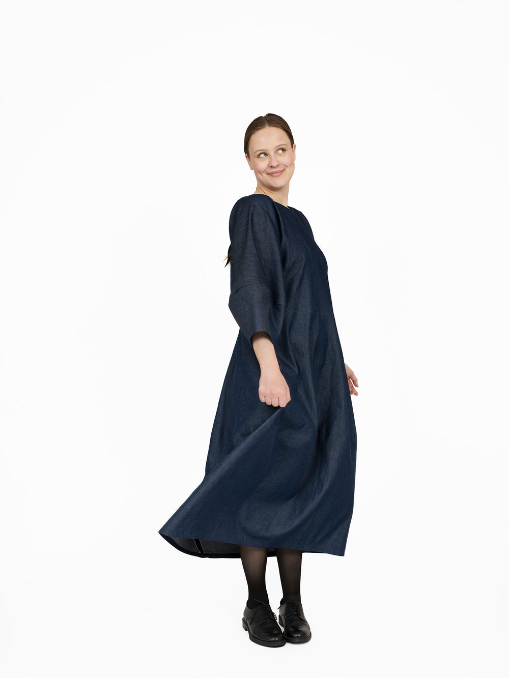 The Assembly Line Barrel Dress – The Fold Line