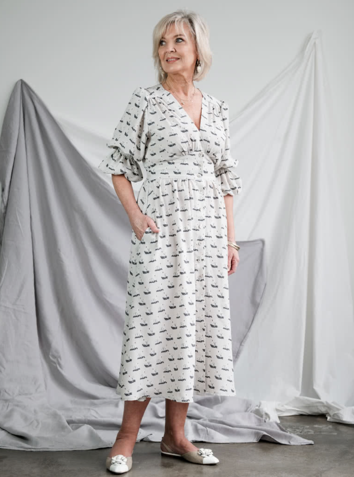 Style Arc Belle Woven Dress – The Fold Line