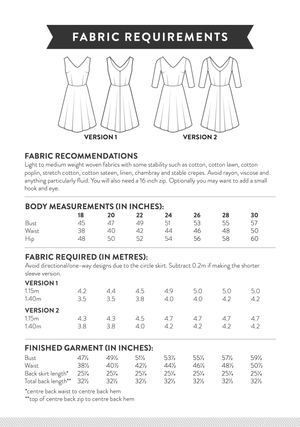 Sew Over It Betty Dress Add-on Pack – The Fold Line