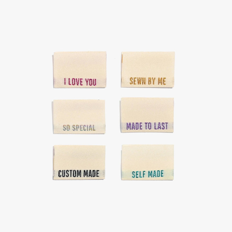 Kylie & The Machine 'Metallic Side Seams (Cream)' Labels – The Fold Line