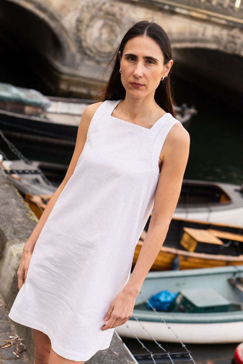 Puff and Pencil Capri Dress – The Fold Line
