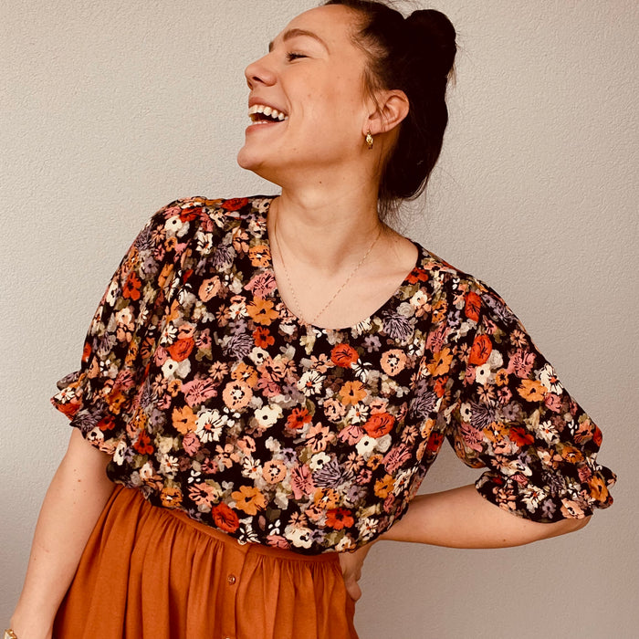 Sew.lala Patterns Cleo Blouse and Top – The Fold Line