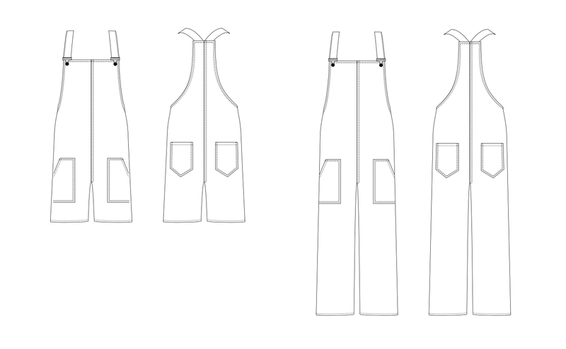 I AM Patterns Men's Colibri Dungarees – The Fold Line