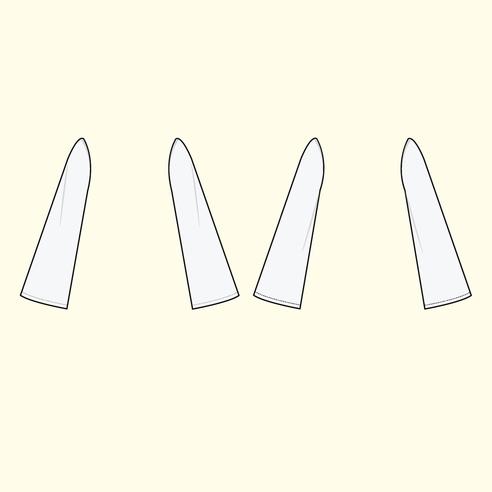 Puff and Pencil Crossover Dress & Cone Sleeve – The Fold Line