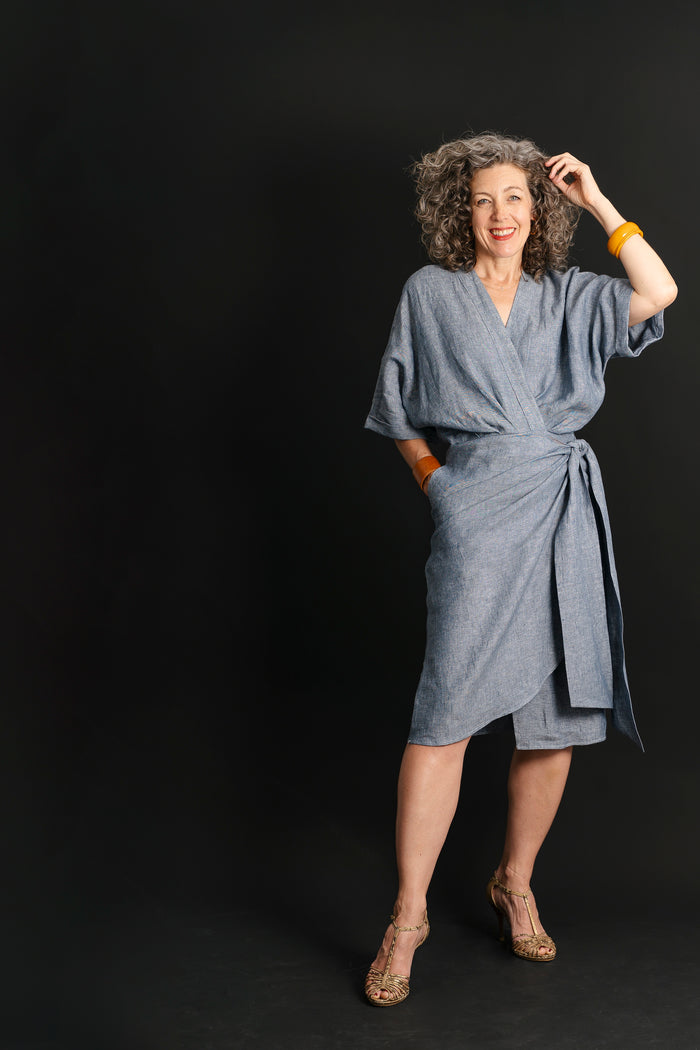 Liesl + Co Copenhagen Wrap Dress – The Fold Line