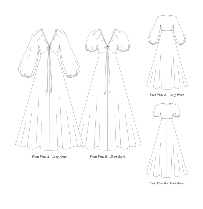 Silversaga Patterns Ella Dress – The Fold Line