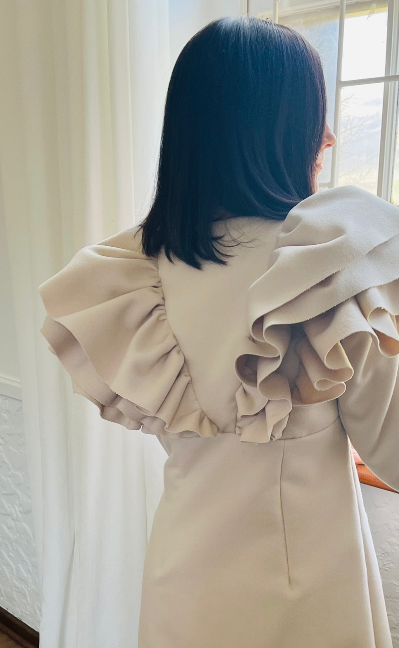 Pattern Sewciety Epic Ruffle Coat – The Fold Line