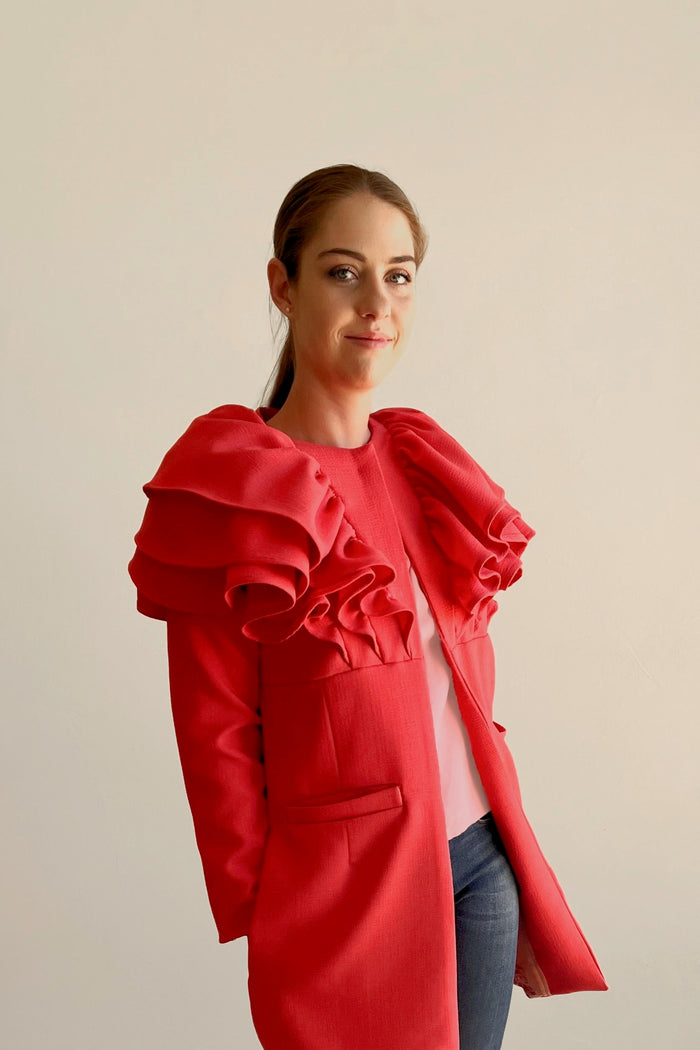 Pattern Sewciety Epic Ruffle Coat – The Fold Line