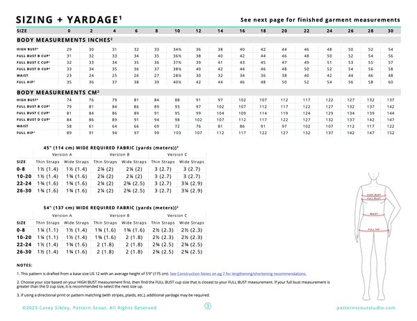 Pattern Scout Flora Tank and Dress – The Fold Line