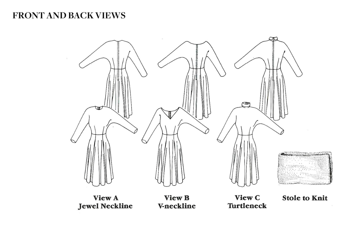 Folkwear 241 Fifties Fit and Flair Dress – The Fold Line