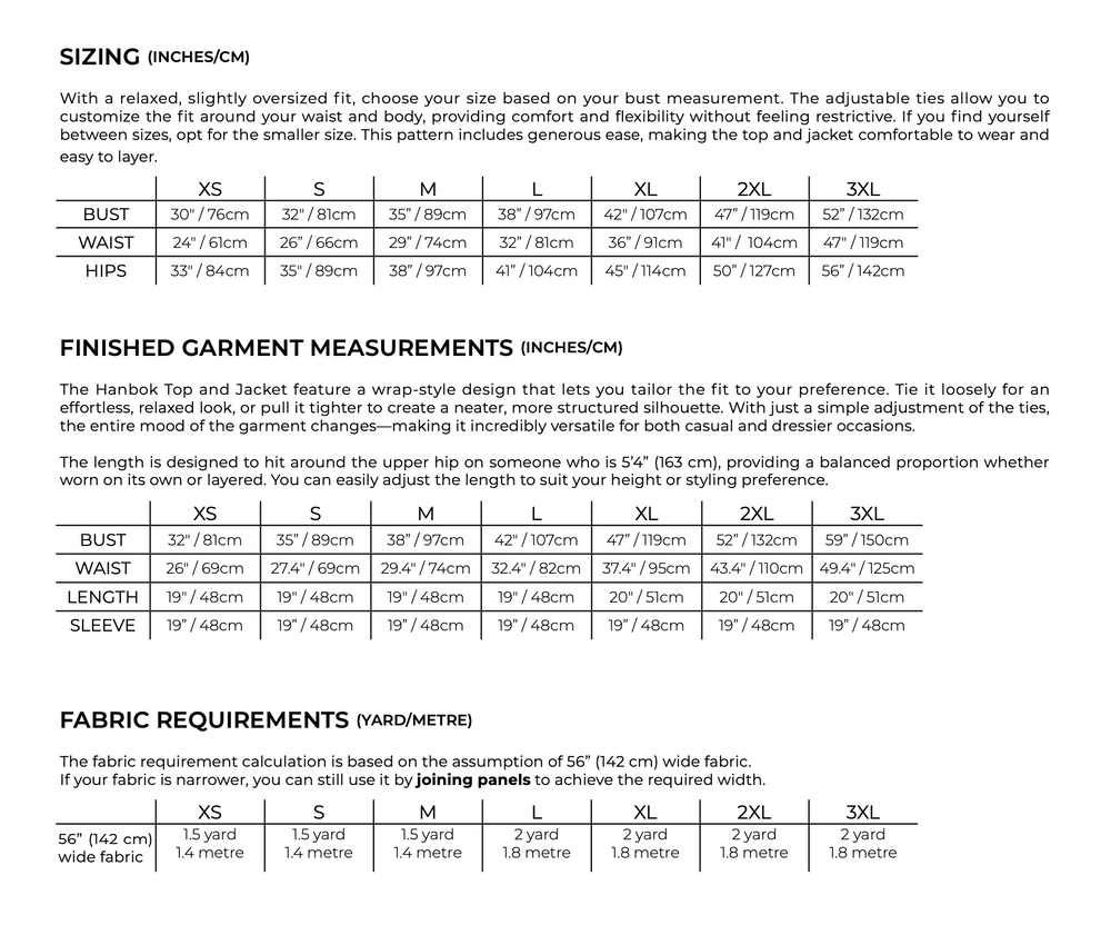 Sewing Therapy Hanbok Top and Jacket – The Fold Line