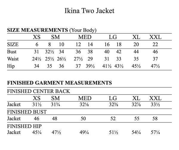 The Sewing Workshop Ikina Two Jacket – The Fold Line