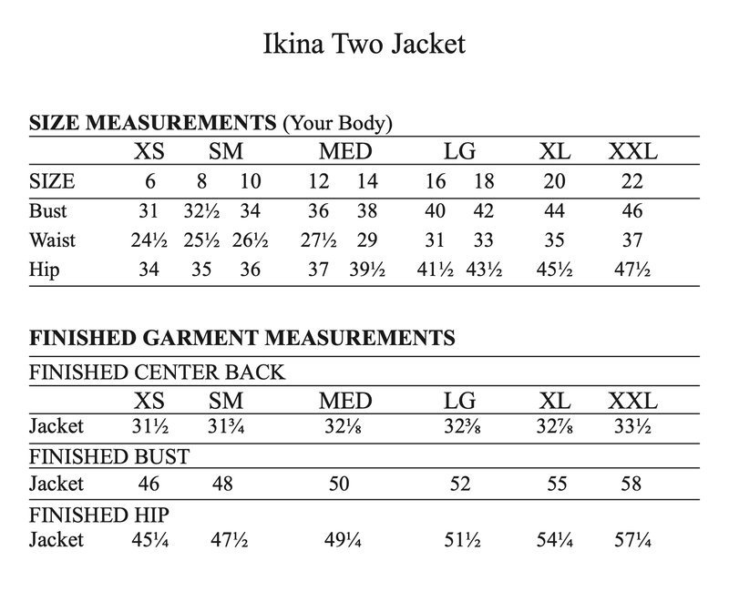 The Sewing Workshop Ikina Two Jacket – The Fold Line