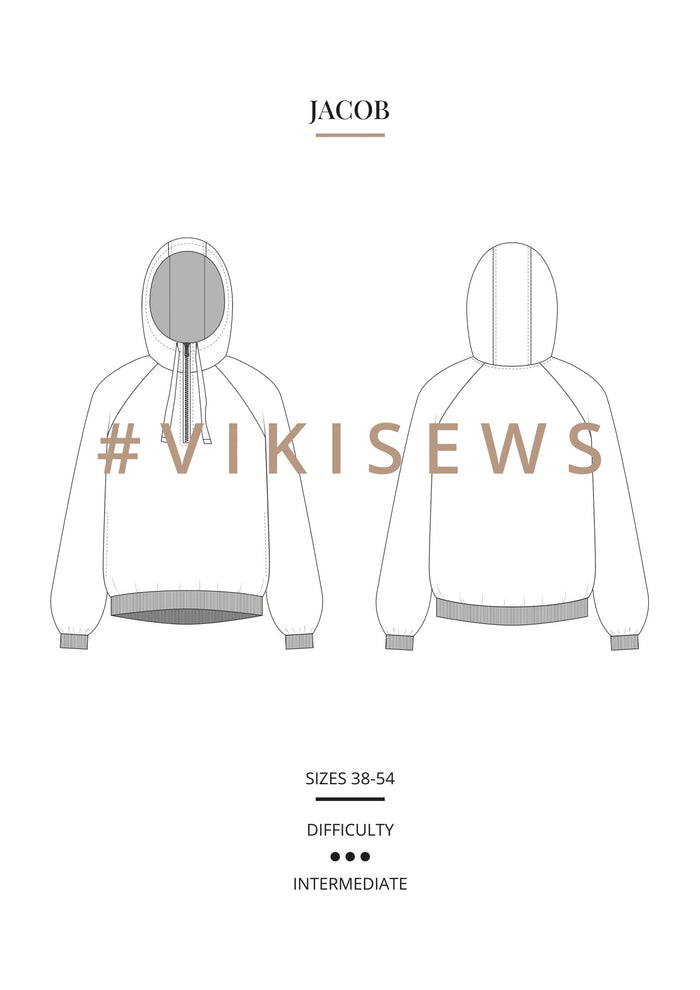 Vikisews Men's Jacob Hoodie PDF – The Fold Line