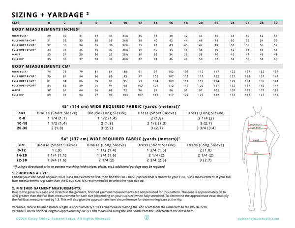 Pattern Scout Joni Blouse and Dress – The Fold Line