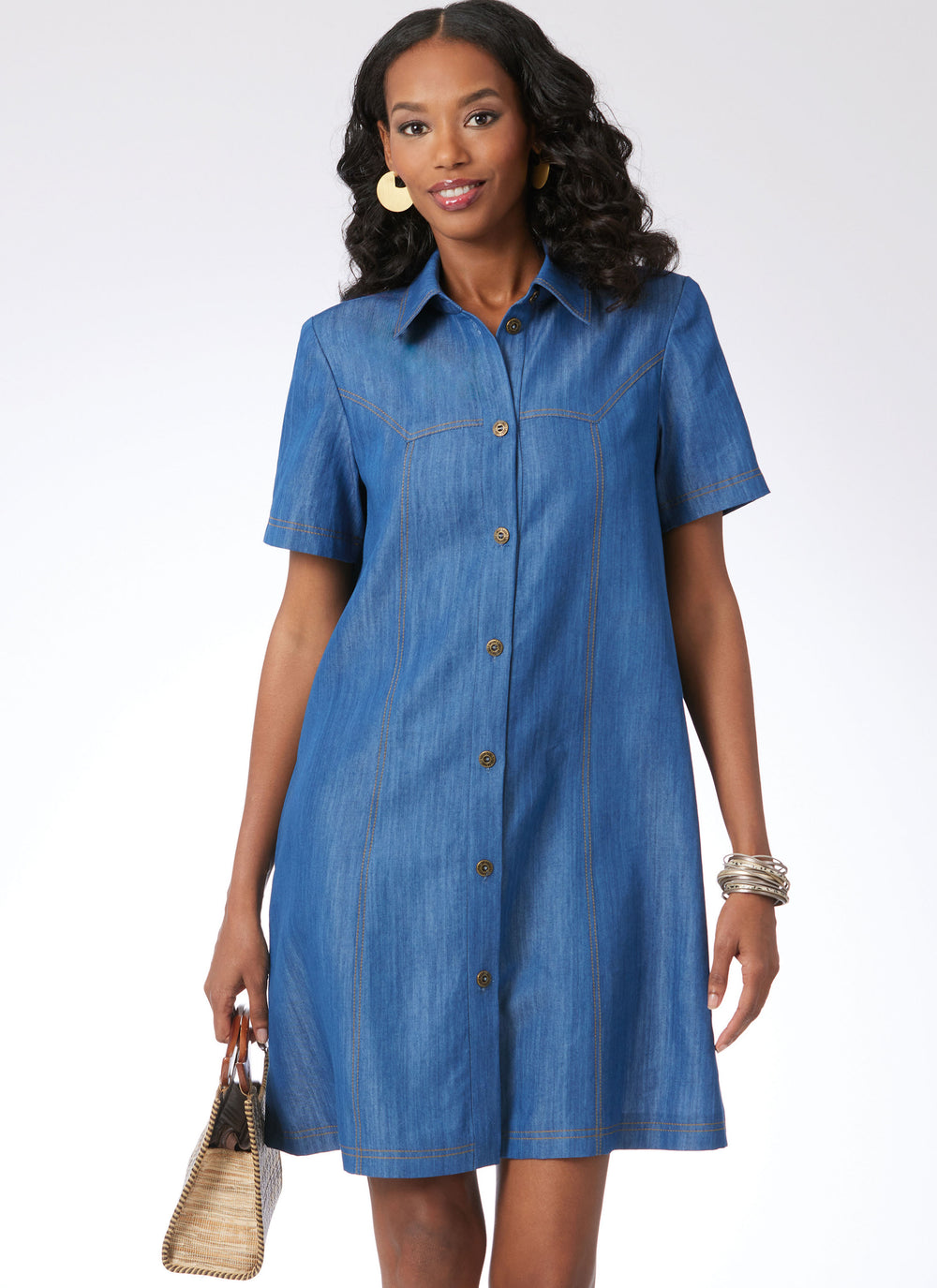 A Line Dress Patterns | A Line With Sleeves | The Fold Line