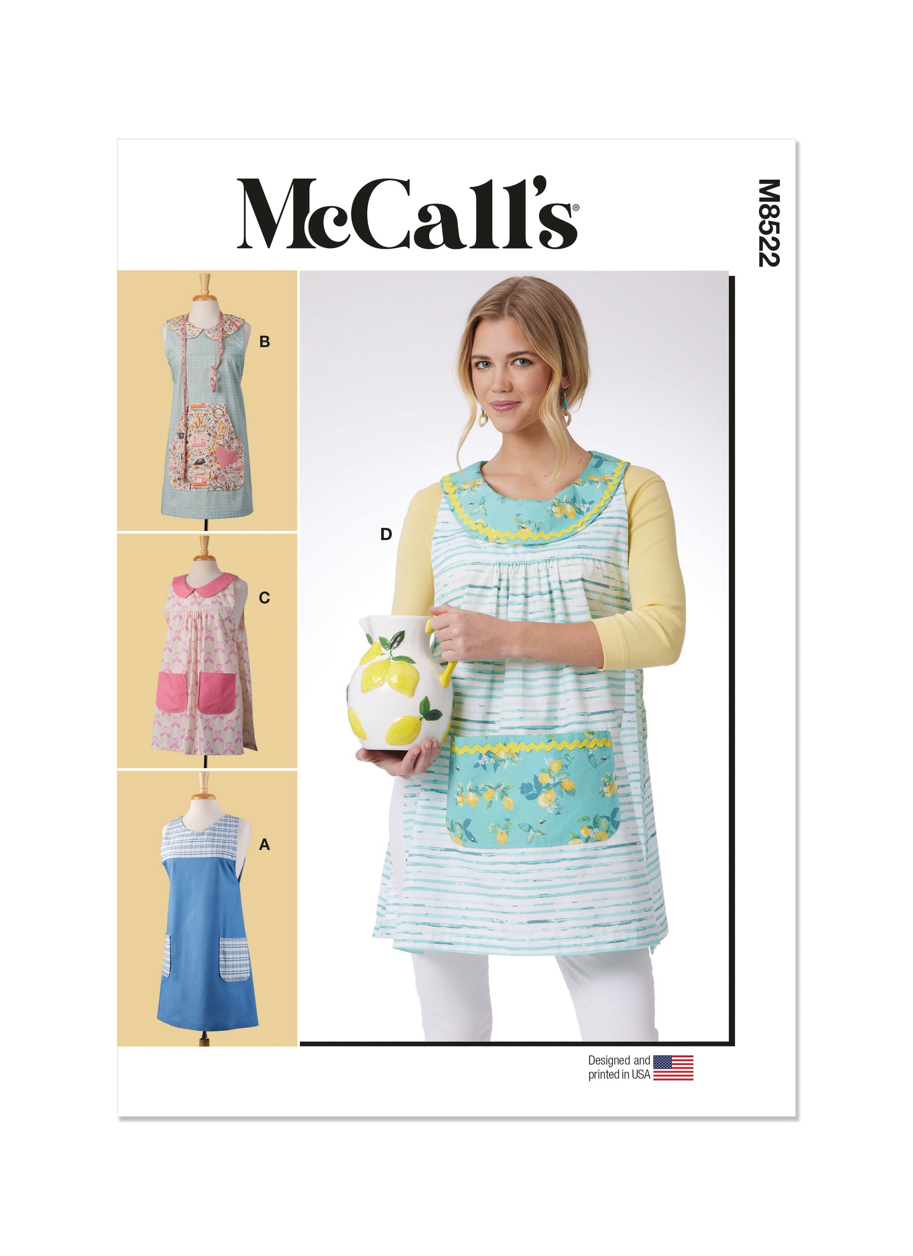 McCalls Aprons M8522 – The Fold Line