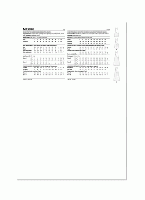 Know Me Reversible Dress ME2076 – The Fold Line