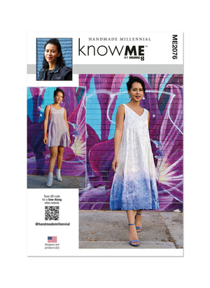 Know Me Reversible Dress ME2076 – The Fold Line