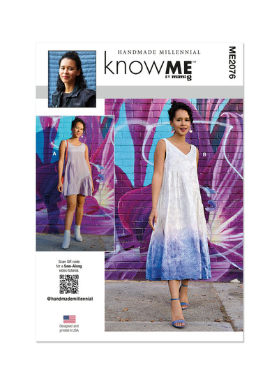 Know Me Reversible Dress ME2076 – The Fold Line