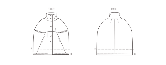 New Look Cape N6768 – The Fold Line
