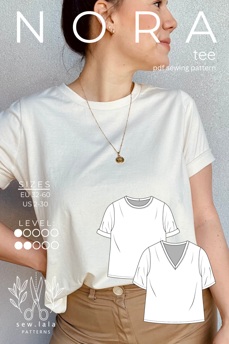 Sew.lala Patterns Nora Tee – The Fold Line