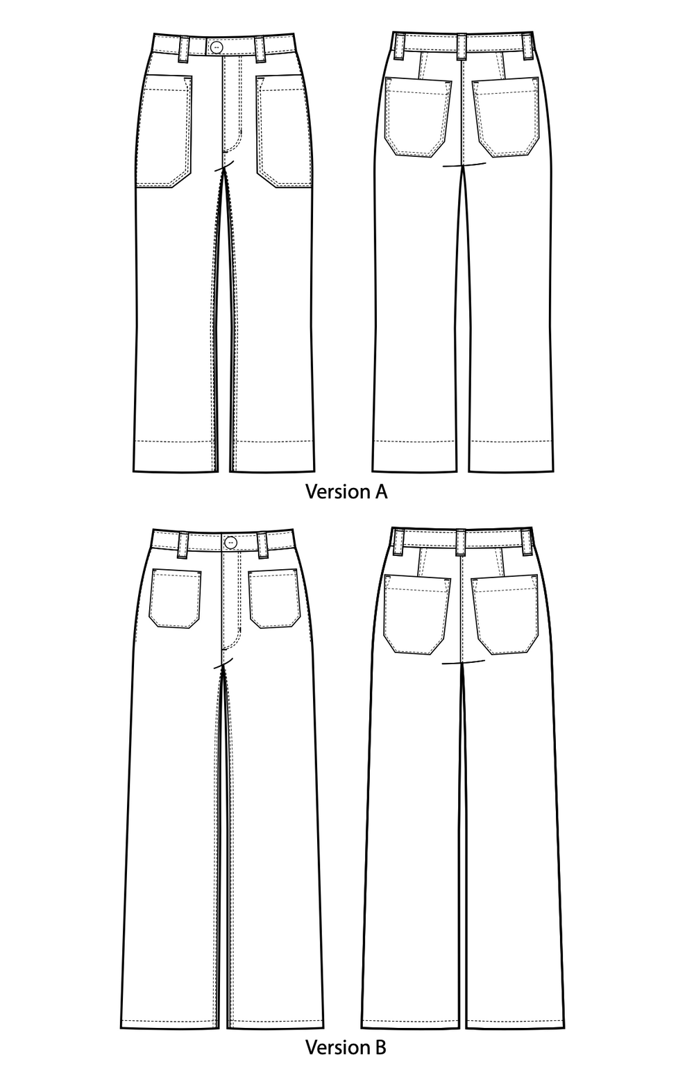 Sew House Seven Oxbow Pants – The Fold Line