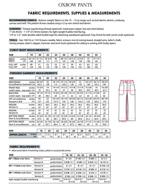 Sew House Seven Oxbow Pants – The Fold Line