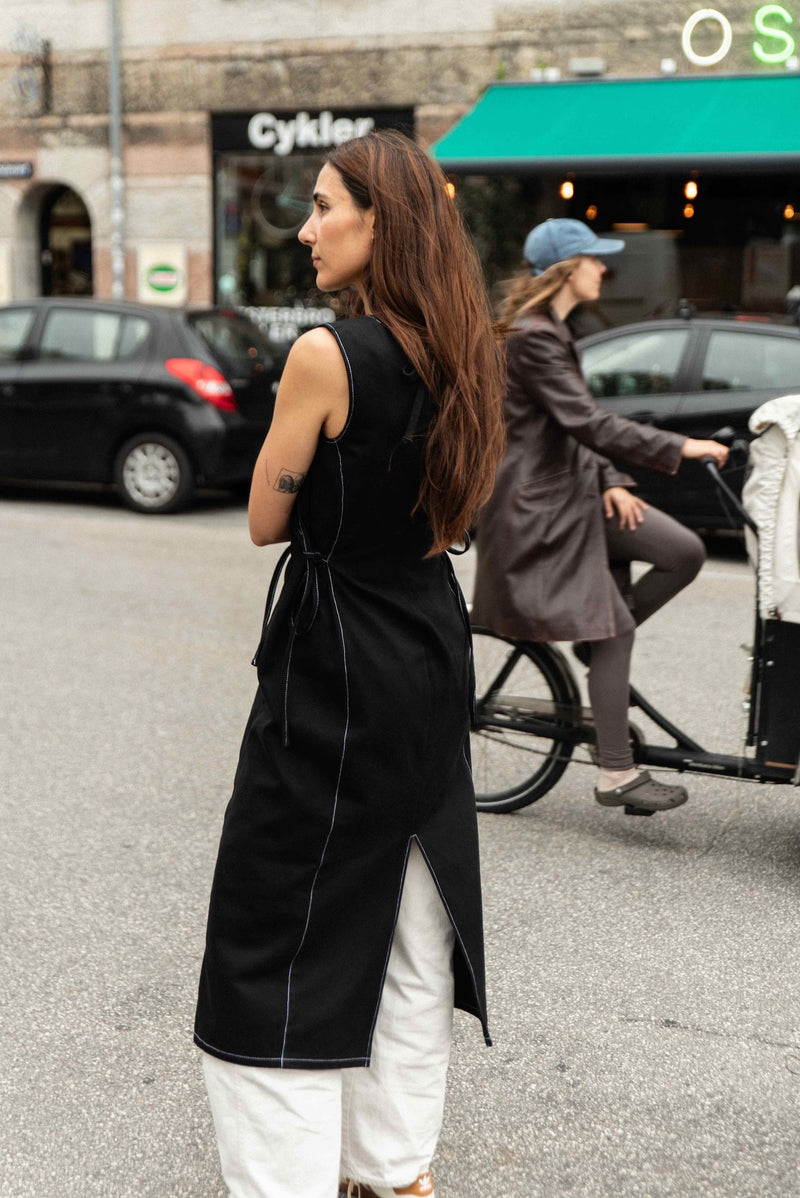 Puff and Pencil Panel Dress – The Fold Line