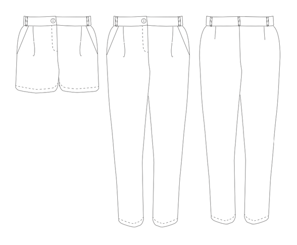 Coralie Bijasson Patrick Pants and Shorts – The Fold Line