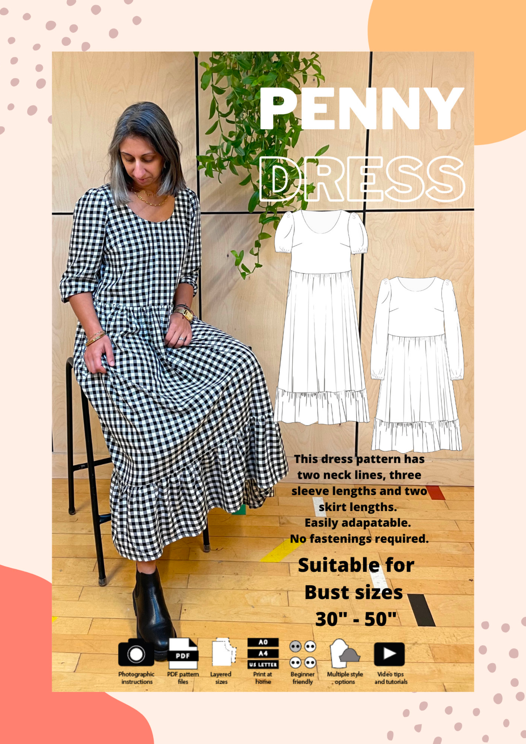 Make With Mandi Penny Dress – The Fold Line