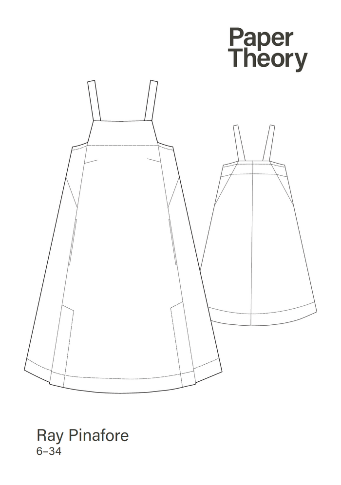 Paper Theory Patterns Ray Pinafore – The Fold Line