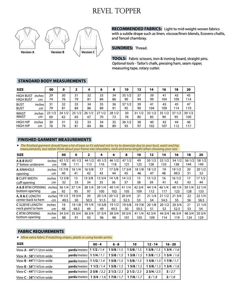 Sew House Seven Revel Topper – The Fold Line