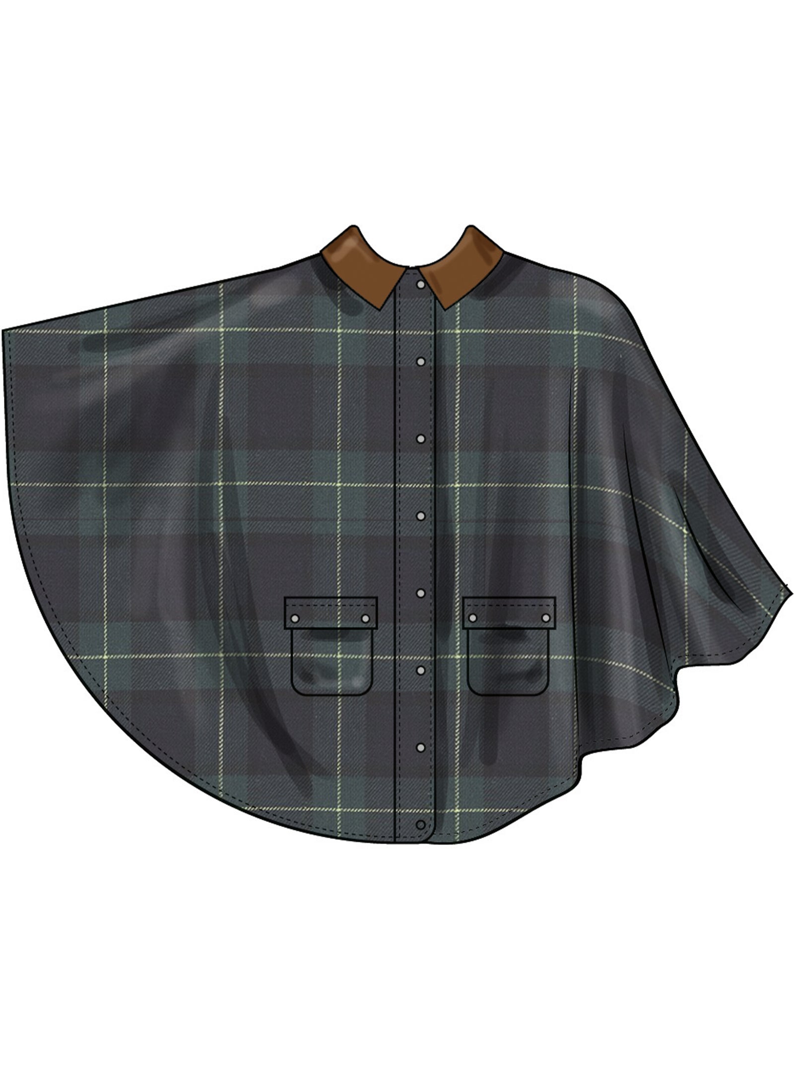 Simplicity Capes S3033 – The Fold Line
