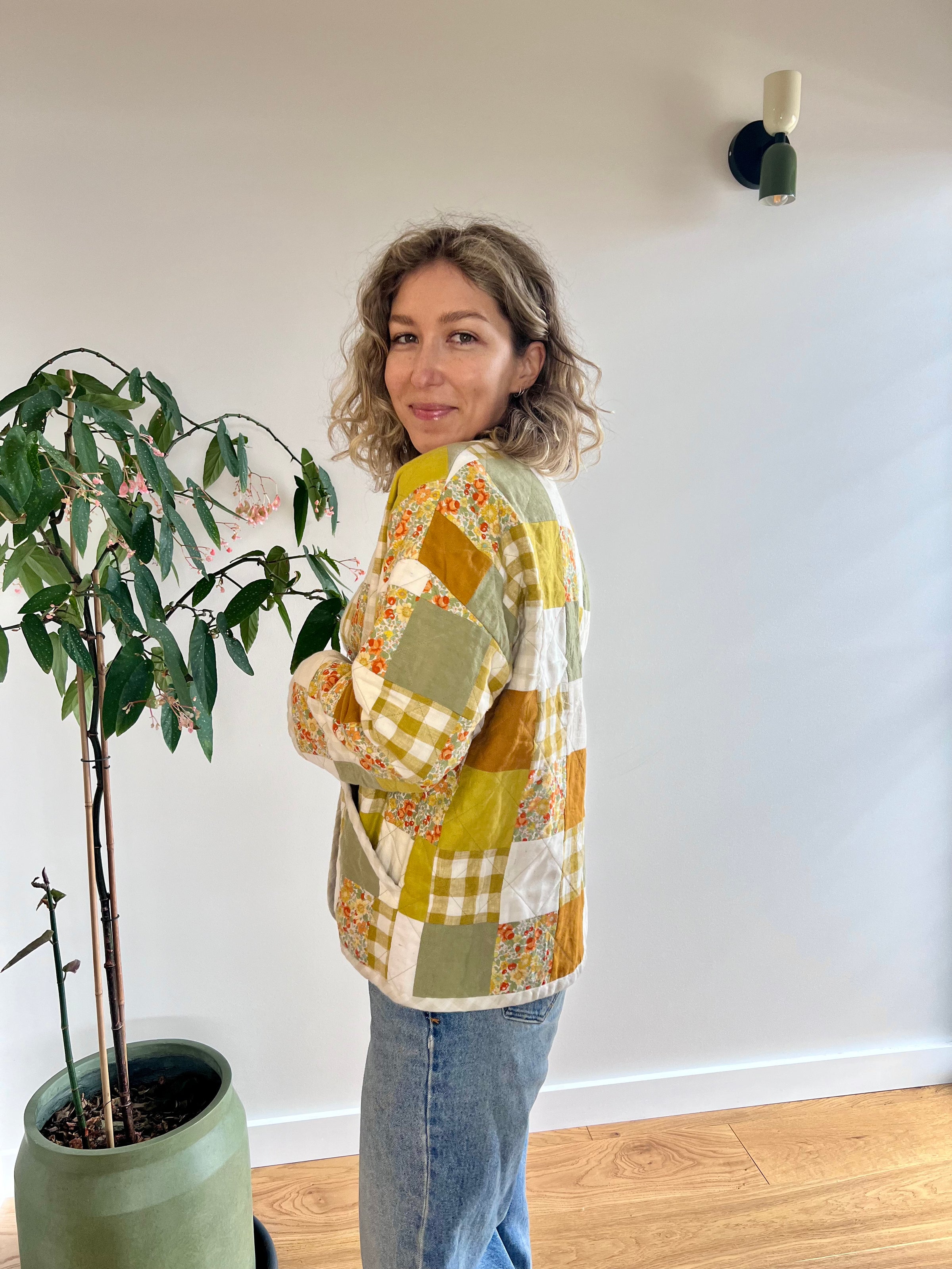 Elle Stitch Sage Jacket – The Fold Line