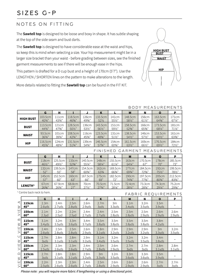 In the Folds Sawtell Top – The Fold Line
