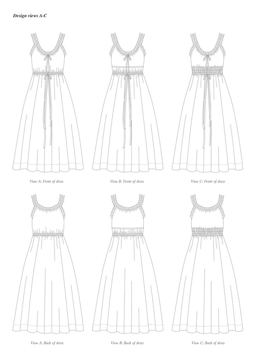 Silversaga Patterns Sleeveless Eleonora Dress – The Fold Line