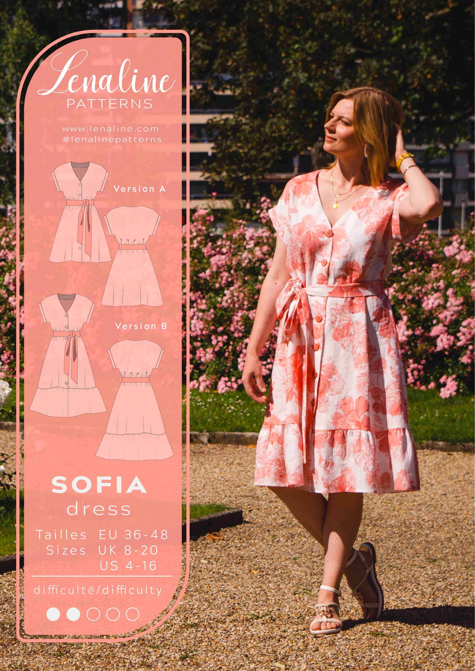 Lenaline Patterns Sofia Dress – The Fold Line