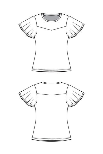 Forget-me-not Patterns Sylvie Top – The Fold Line