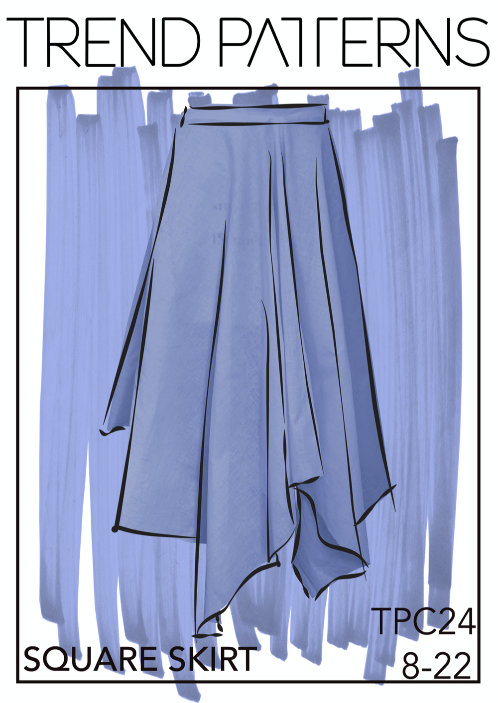 Trend Patterns TPC24 Square Skirt – The Fold Line