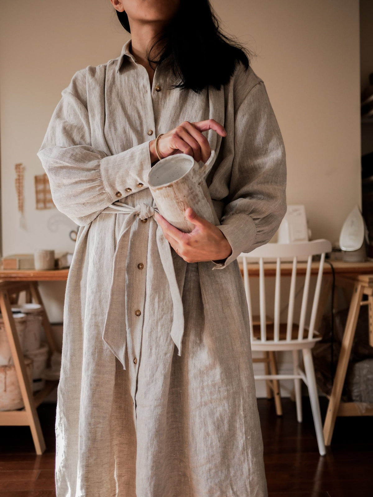 Vivian Shao Chen Terra Dress – The Fold Line