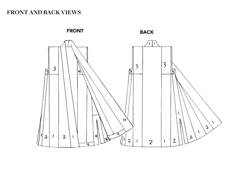 Folkwear 118 Tibetan Panel Coat – The Fold Line