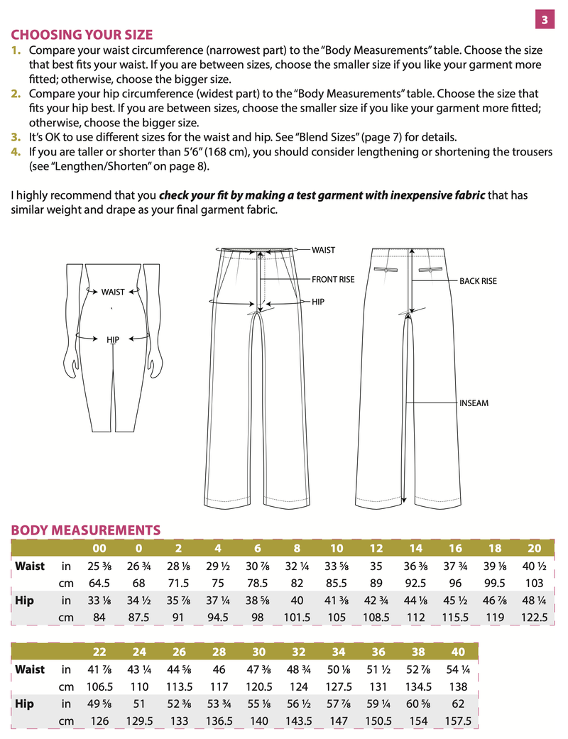 Itch to Stitch Upland Trousers – The Fold Line